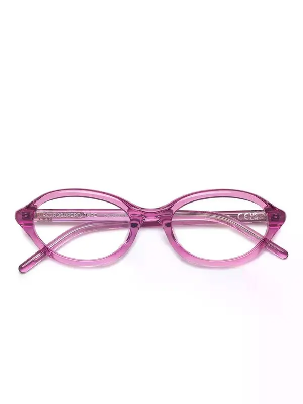 RETROSUPERFUTURE Oval-frame Glasses - Pink
