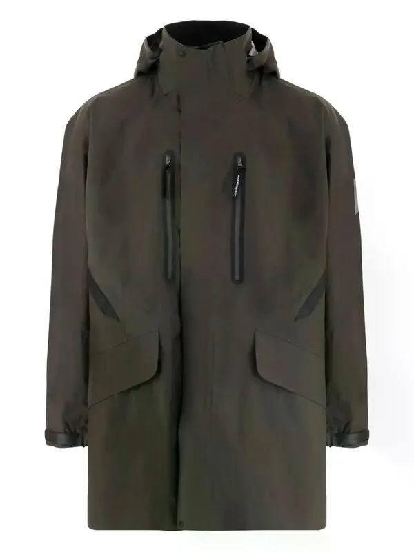 AND WANDER Adjustable-hood Pocket Coat
