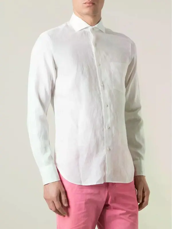 Aspesi Spread Collar Shirt - White