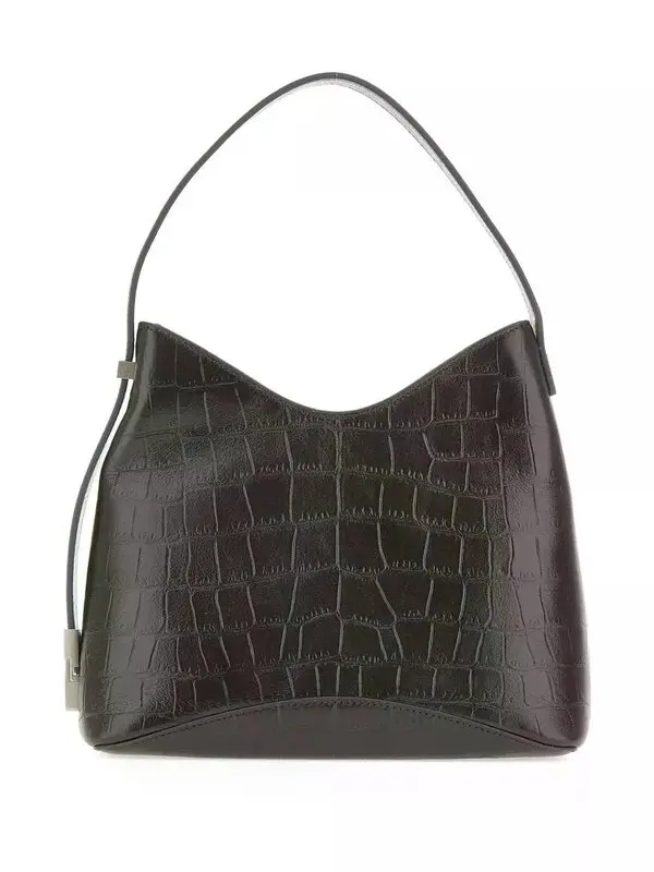 OSOI Crocodile-effect Shoulder Bag