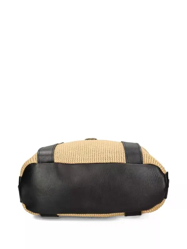 A.S.98 Woven Panelled Tote Bag