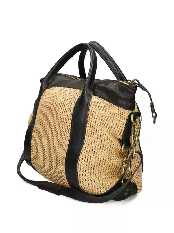 A.S.98 Woven Panelled Tote Bag