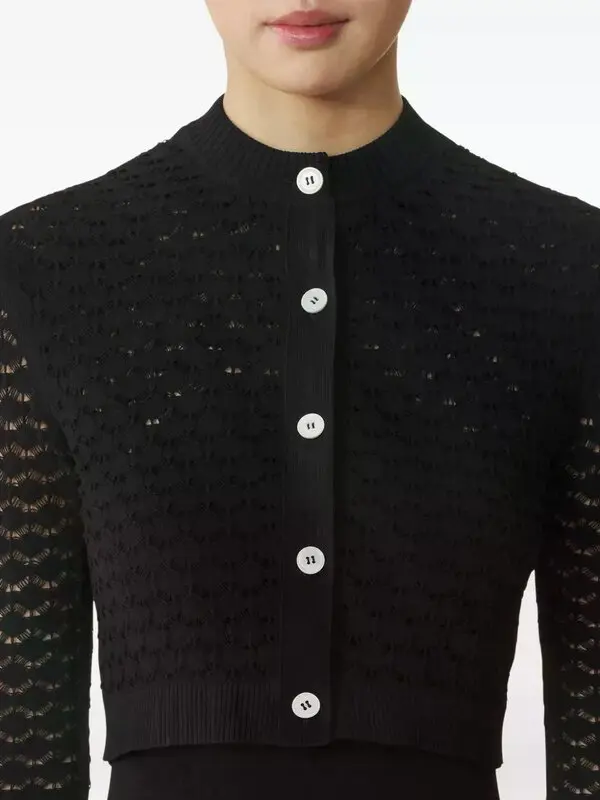 LANVIN Openwork Knit Cardigan