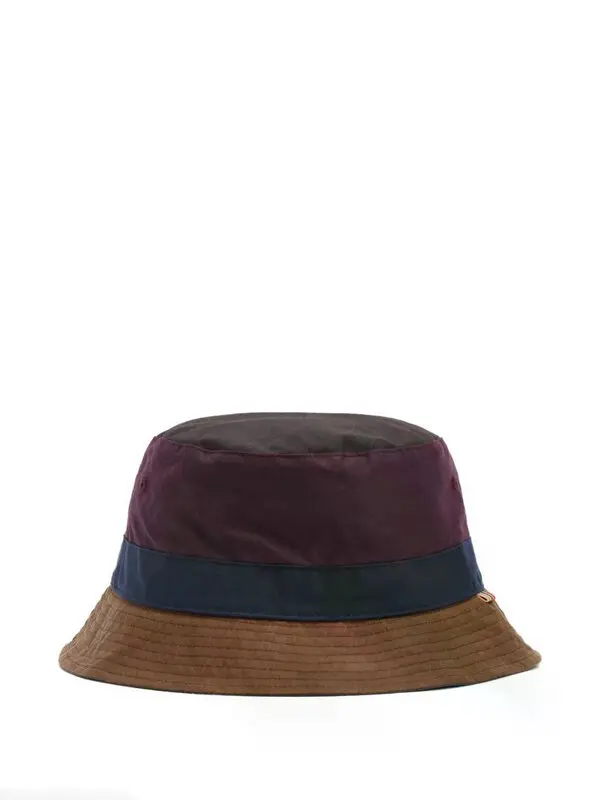Barbour X Paul Smith Panelled Bucket Hat - Red