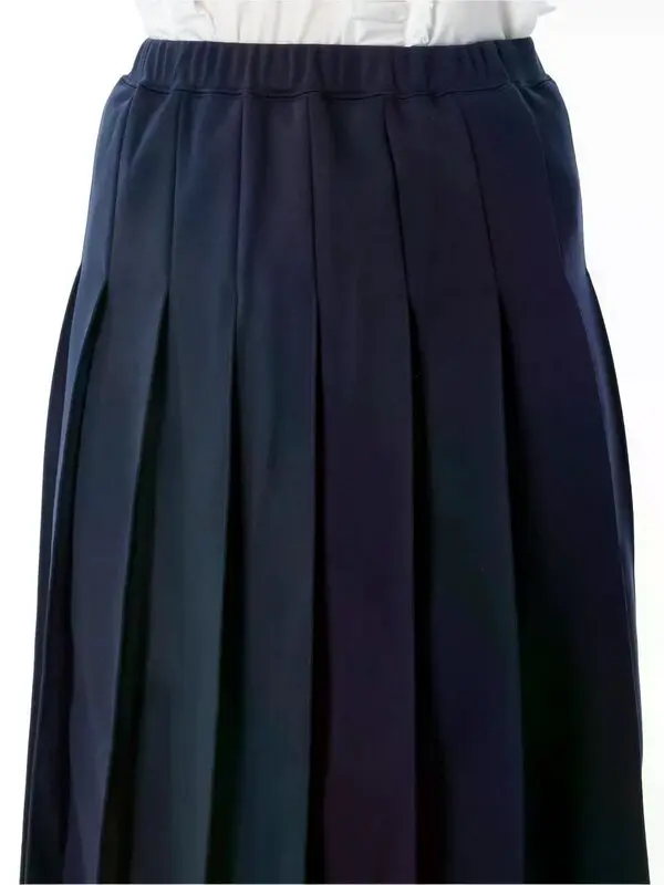 Comme Des Garçons Pleated Skirt - Blue
