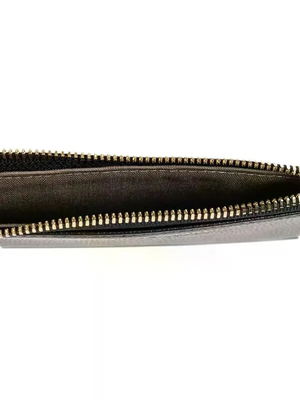 Emporio Armani Logo-stamp Leather Wallet - Black