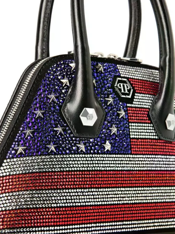 Philipp Plein Majestic Strass Handle Bag