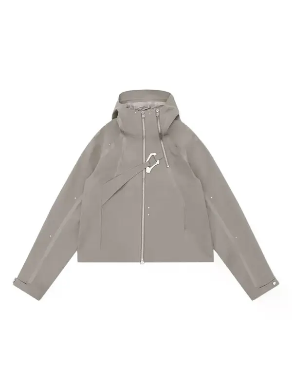 HELIOT EMIL Moire Hooded Jacket
