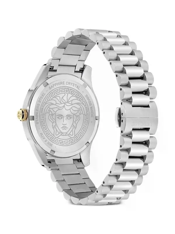 Versace Greca Gmt Fluted 41mm - Blue