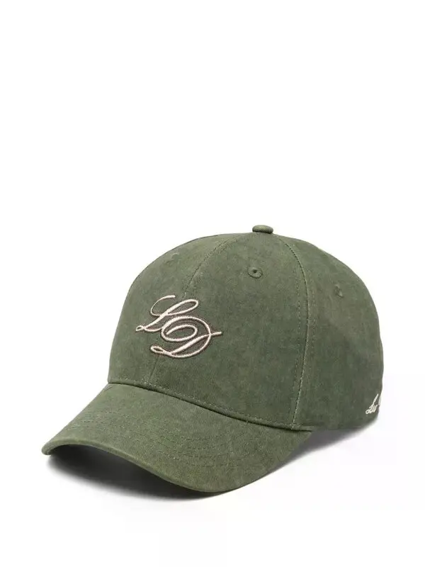 LES DEUX Logo-embroidered Baseball Cap - Green