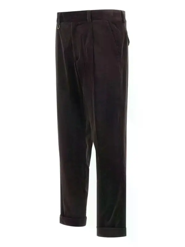 PAOLO PECORA Straight-leg Trousers - Brown