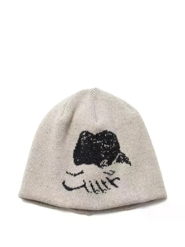 CARNE BOLLENTE Head Meets Heart Beanie - Neutrals