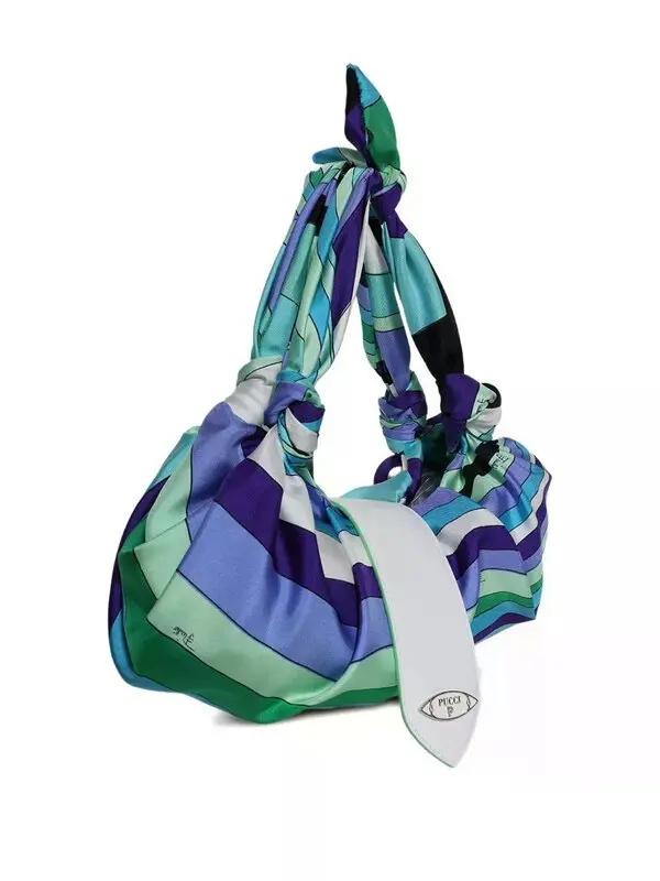 Emilio Pucci Iride-print Knotted Shoulder Bag