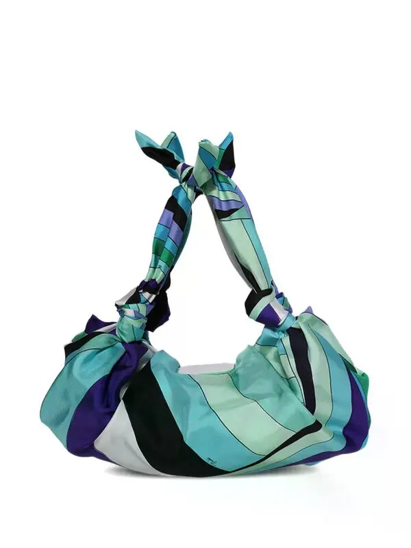 Emilio Pucci Iride-print Knotted Shoulder Bag