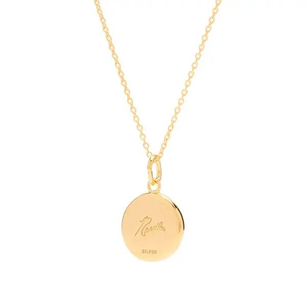Needles Gold Plate Pendant Necklace