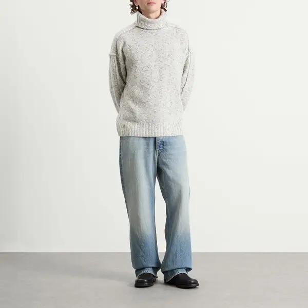 WON HUNDRED Bristol Reverse Seam Turtleneck Jumper