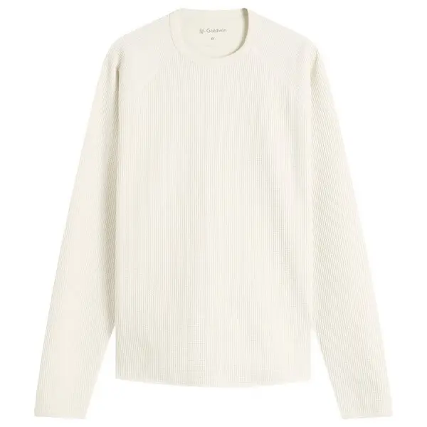 GOLDWIN Waffle Light Long Sleeve T-shirt - Ivory