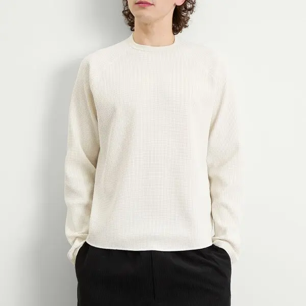 GOLDWIN Waffle Light Long Sleeve T-shirt - Ivory