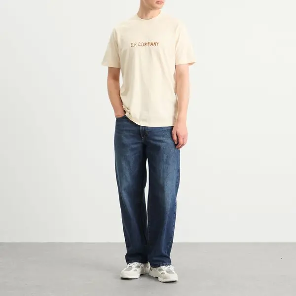 C.P. COMPANY Text Logo T-shirt
