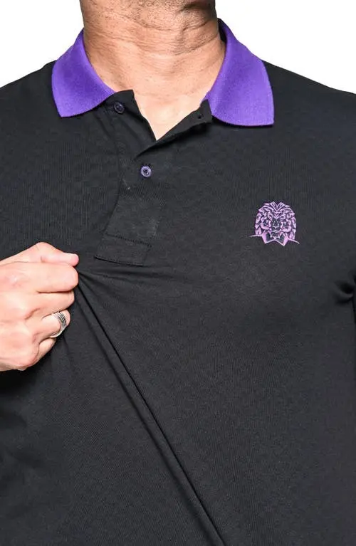 MACEOO Mozartsquaretip Stretch Nylon Polo - Black