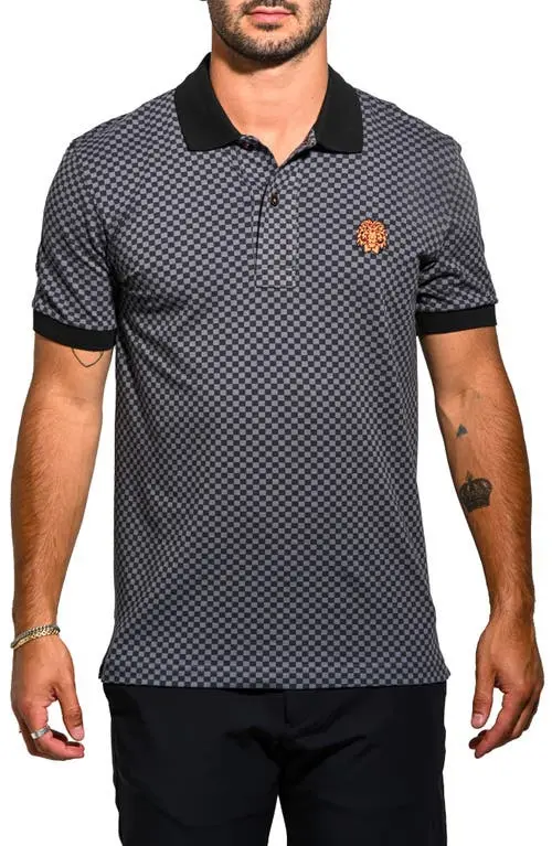 MACEOO Mozartsquaretip Stretch Nylon Polo - Black