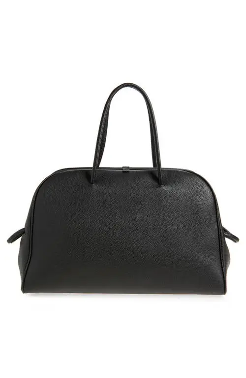Jacquemus Le Grand Turismo Leather Bowling Bag - Black