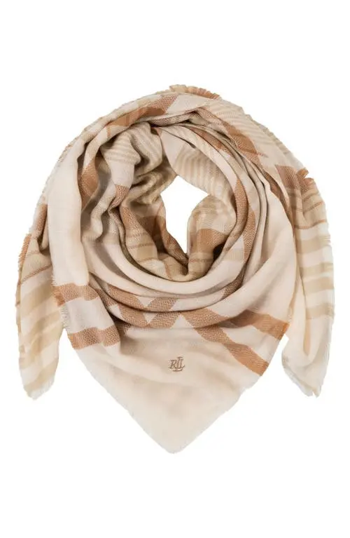 Ralph Lauren Plaid Lightweight Scarf