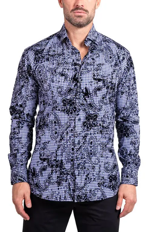 MACEOO Fibonacci Ascension Contemporary Fit Button-up Shirt