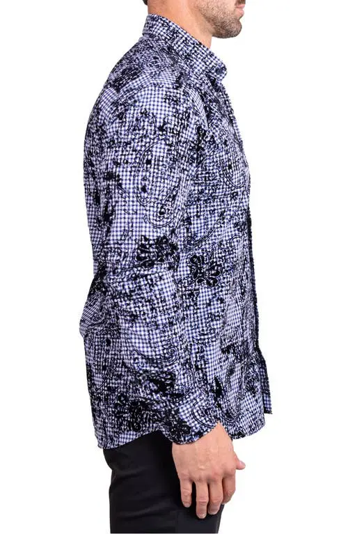 MACEOO Fibonacci Ascension Contemporary Fit Button-up Shirt