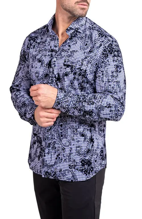 MACEOO Fibonacci Ascension Contemporary Fit Button-up Shirt