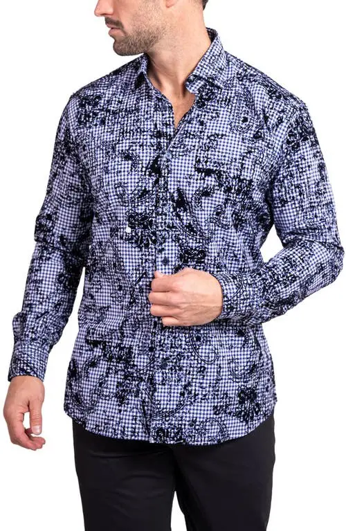 MACEOO Fibonacci Ascension Contemporary Fit Button-up Shirt