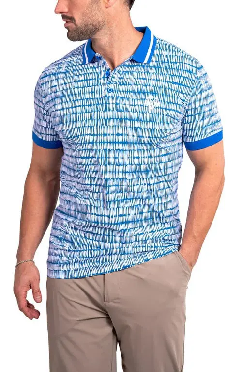MACEOO Ascension0035 Stretch Nylon Polo - Blue
