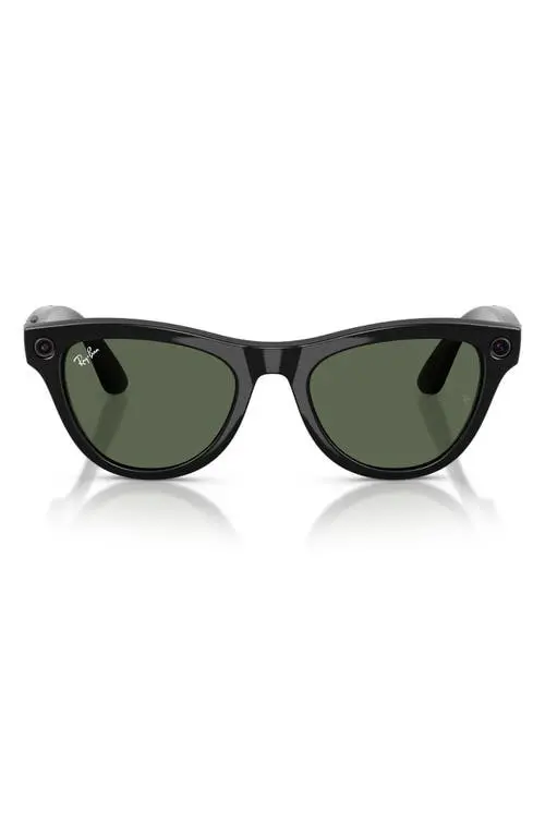 Ray-ban Meta Skyler Gen 2 Ai Glasses - Shiny Black/green