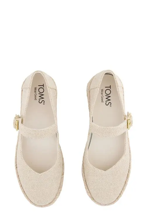 Toms Carolina Espadrille Platform Mary Jane - Gold