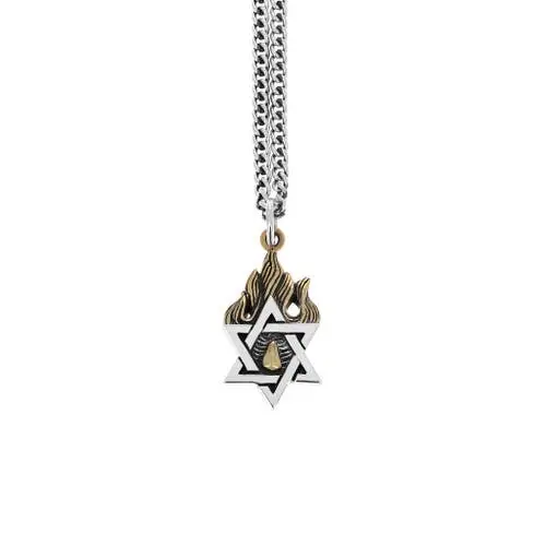 KING BABY STUDIO Star Of David Pendant - Silver