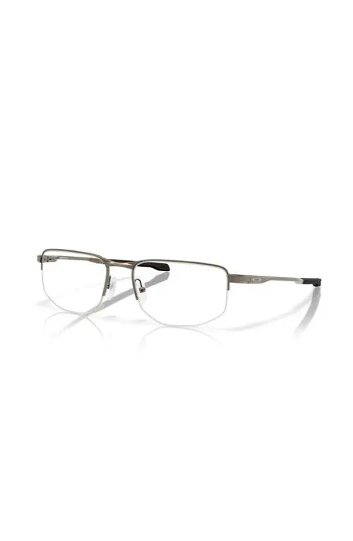Oakley 54mm Rectangle Optical Glasses - Grey