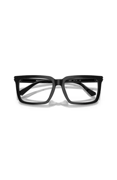 Michael Kors 57mm Square Eyeglasses - Black