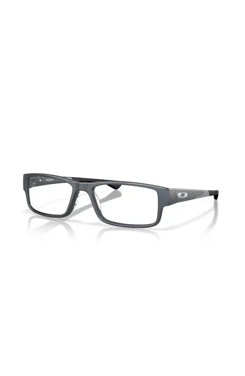 Oakley 59mm Rectangle Full Rim Eyeglasses - Black