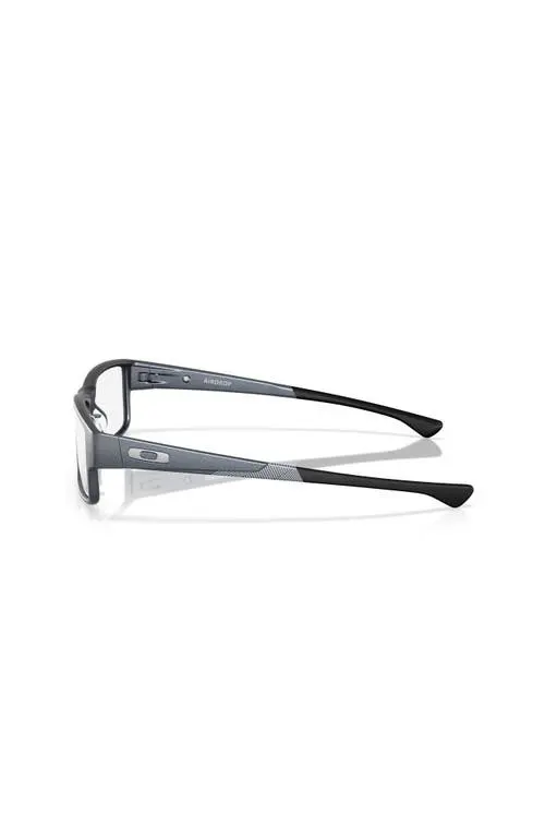 Oakley 59mm Rectangle Full Rim Eyeglasses - Black