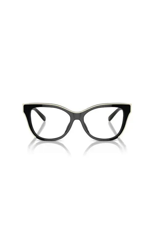 Tory Burch 54mm Cat Eye Optical Glasses - Black