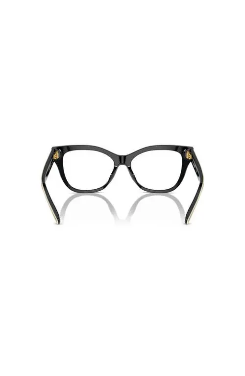 Tory Burch 54mm Cat Eye Optical Glasses - Black