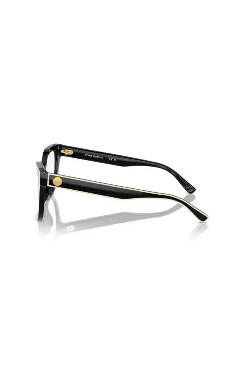 Tory Burch Cat Eye Optical Glasses - Black