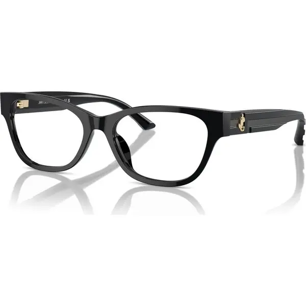 JIMMY CHOO 52mm Cat Eye Optical Glasses - Black