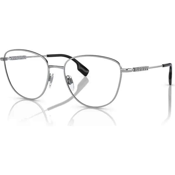 Burberry 55mm Phantos Optical Glasses - Silver