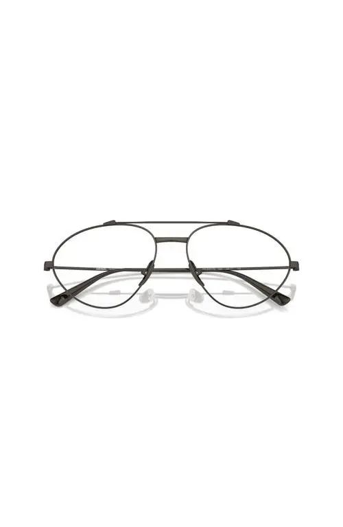 FERRARI Irregular Optical Glasses - Silver