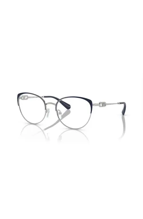 Emporio Armani 53mm Cat Eye Optical Glasses - Blue