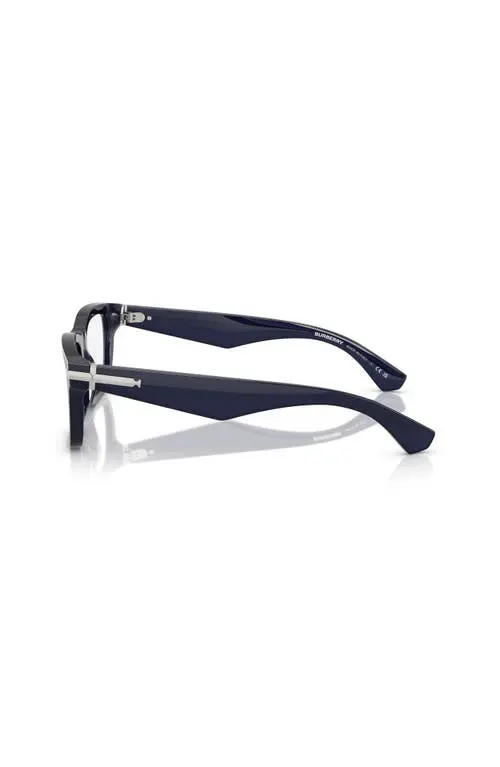 Burberry 51mm Rectangle Eyeglasses - Blue