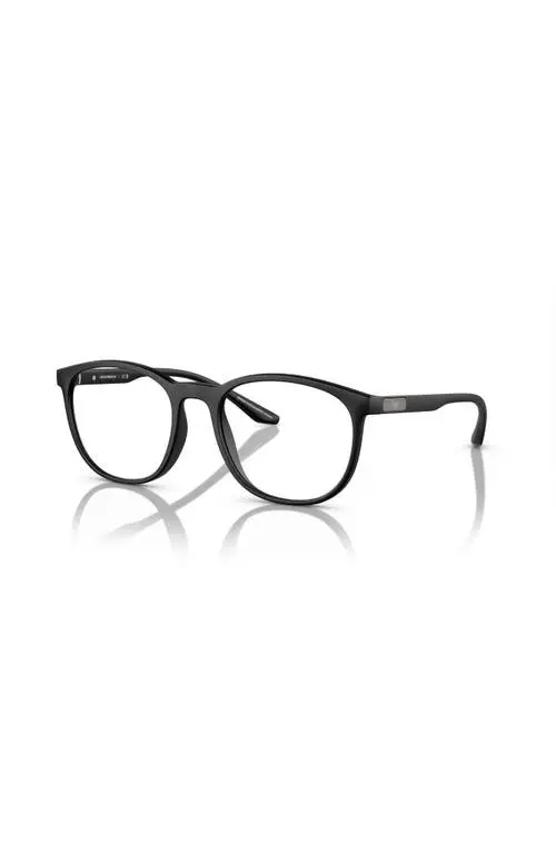 Emporio Armani 53mm Phantos Optical Glasses - Black
