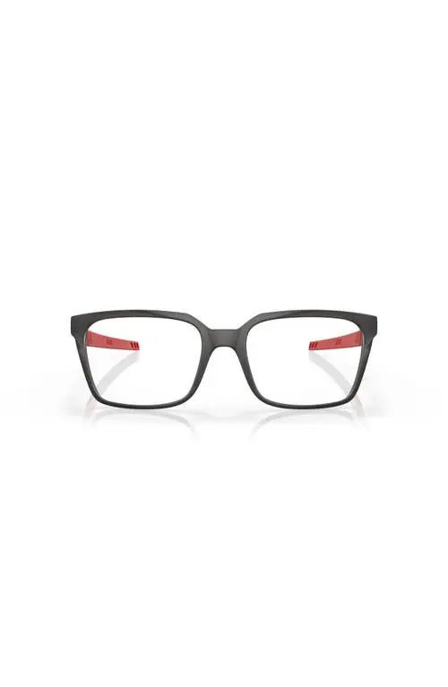 Oakley 55mm Rectangle Full Rim Eyeglasses - Grey