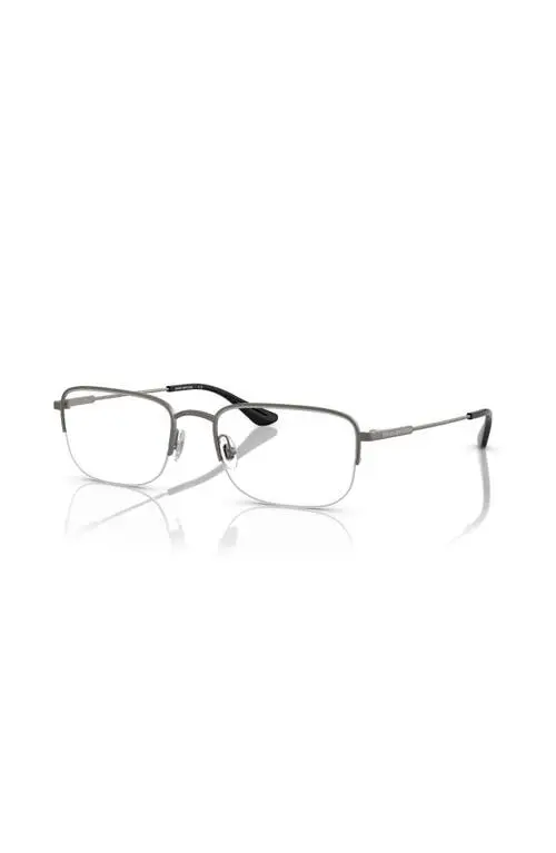 Brooks Brothers Rectangle Eyeglasses - Grey